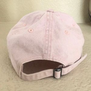 Express | Accessories | Champagne Problems Light Pink Denim Hat | Poshmark